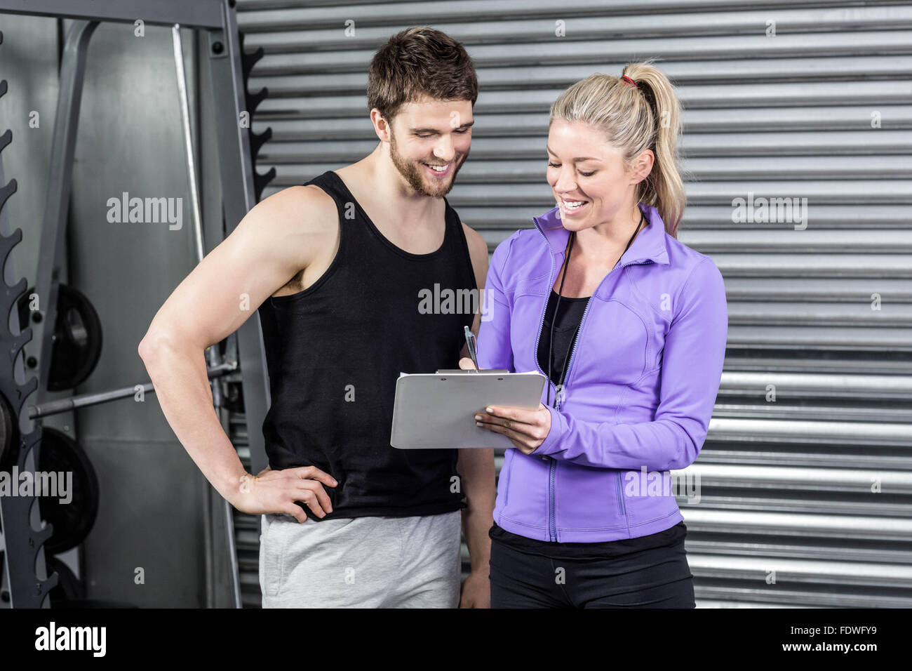 Female fitness client hi-res stock photography and images - Alamy