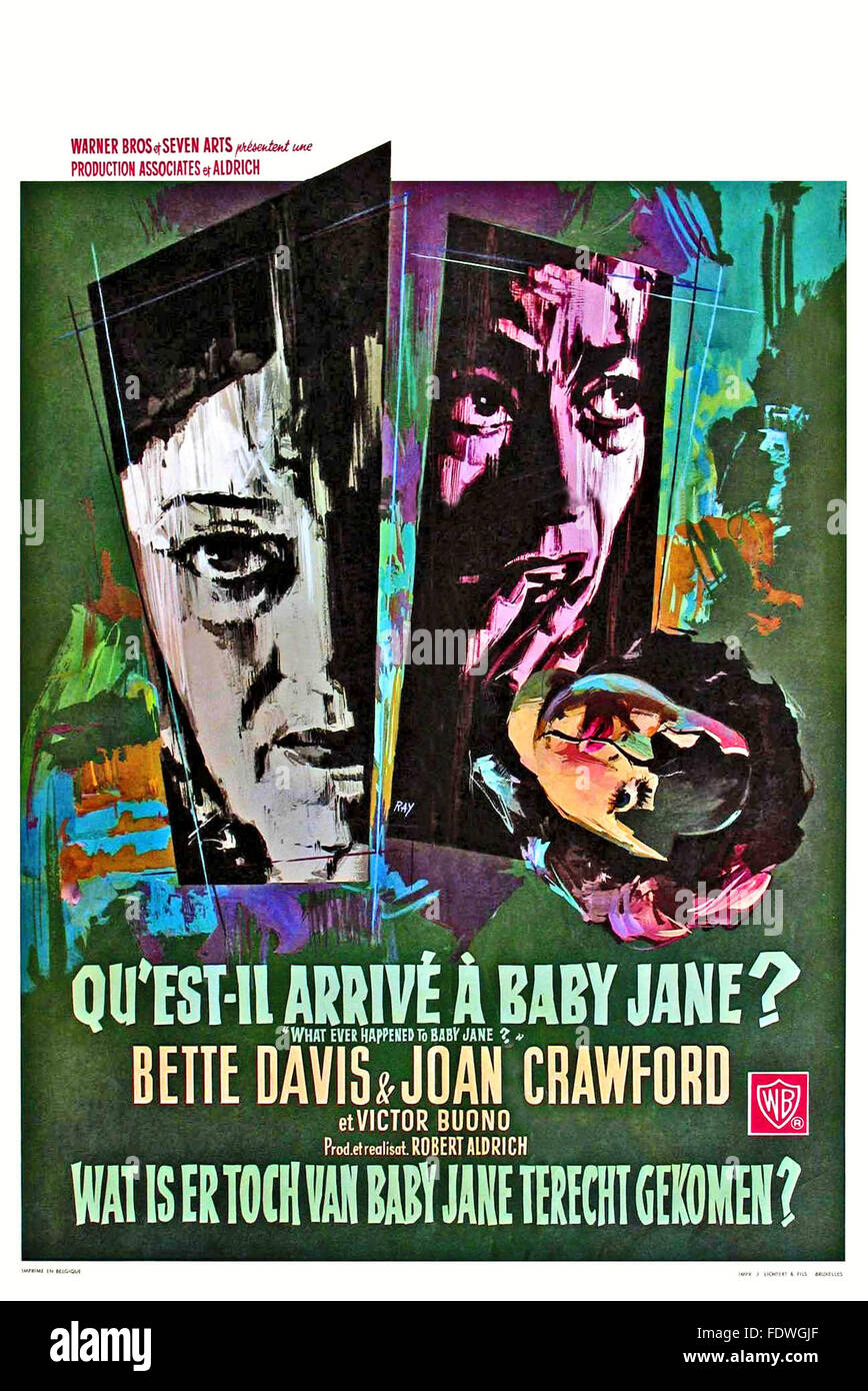 Whatever happened to baby jane poster hi-res stock photography and images - Alamy