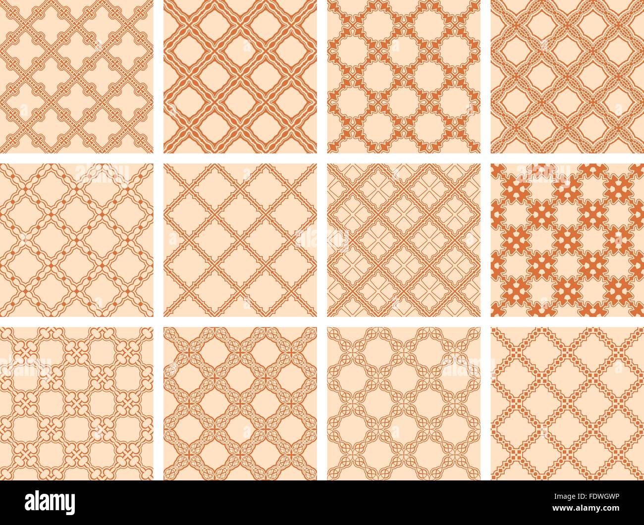 Seamless pattern collection Stock Vector Image & Art - Alamy