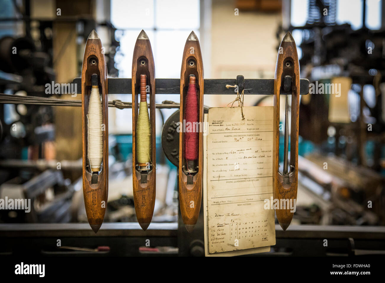 Jacquard loom shuttle hi-res stock photography and images - Alamy