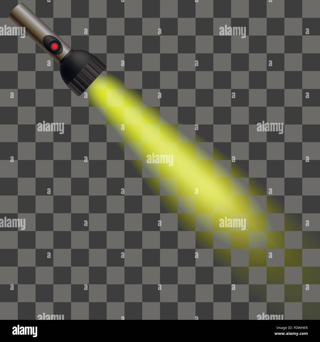 Yellow Light of Torch Stock Vector Image & Art - Alamy