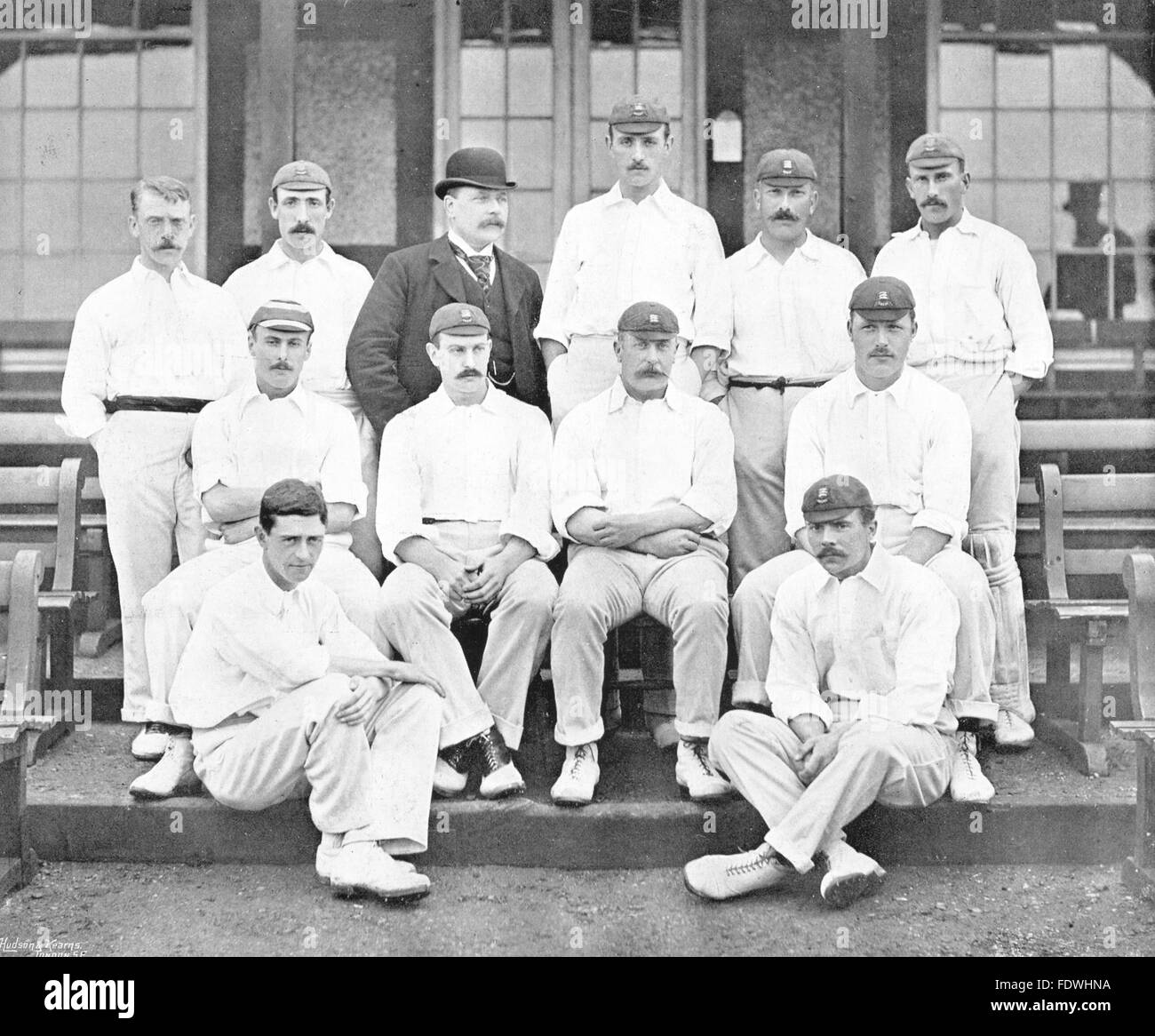 Cricket team photograph Black and White Stock Photos & Images - Alamy