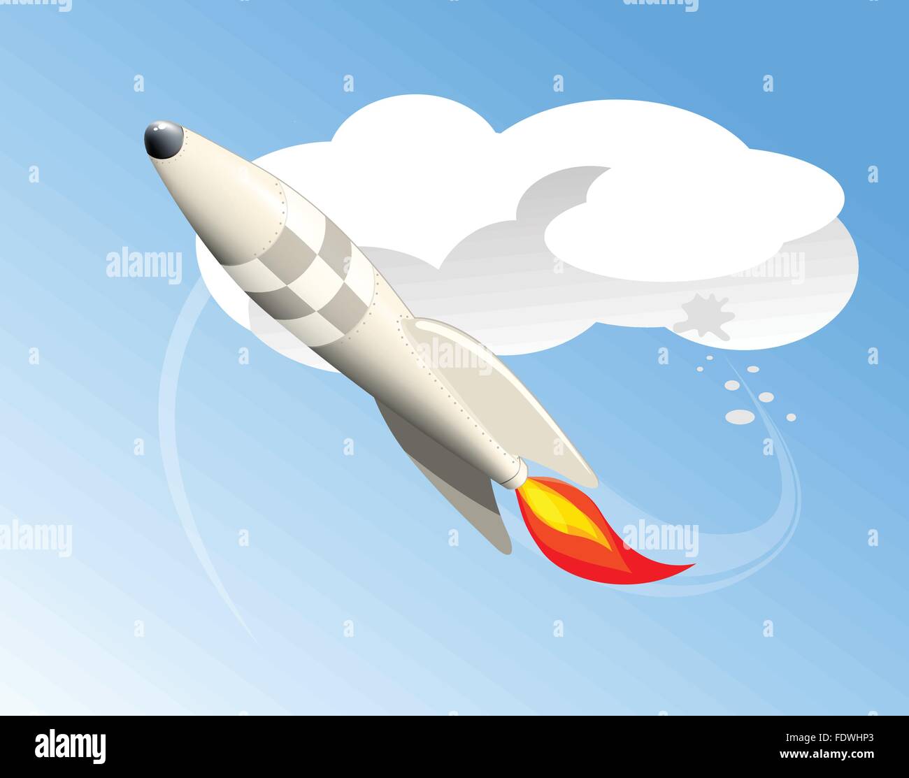 Rocket moving Stock Vector Images - Alamy