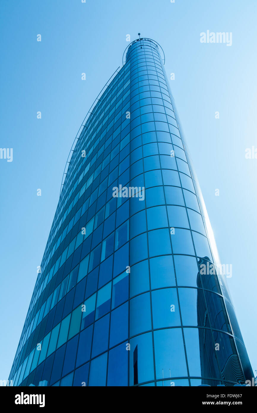 The top of modern high rise building Stock Photo - Alamy