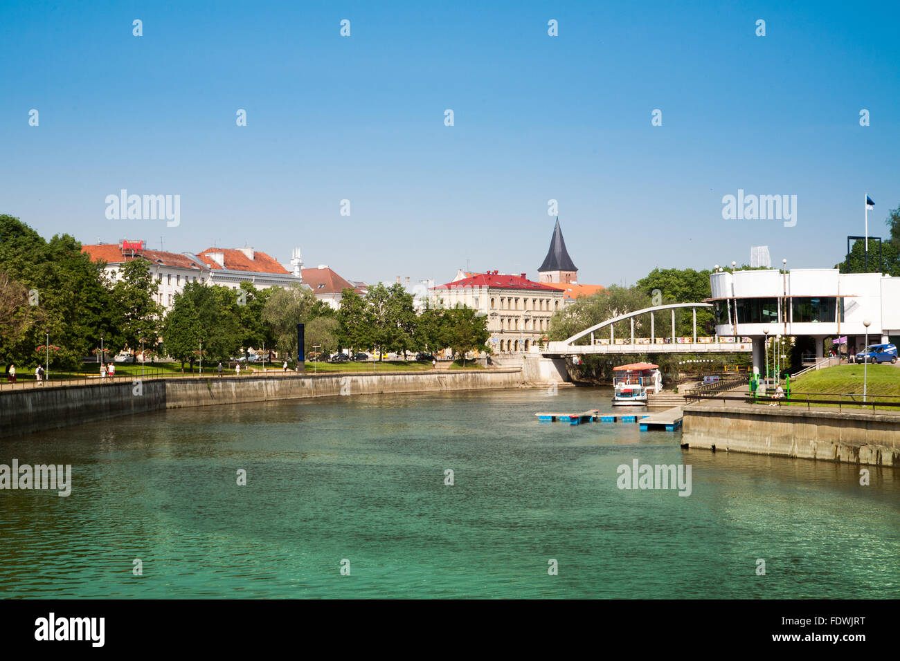 Tartu, Estonia - summer view on river Stock Photo - Alamy