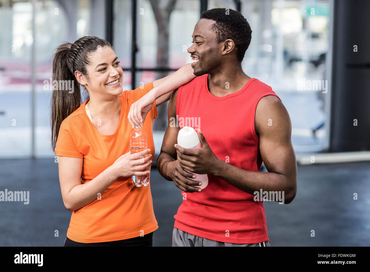 Athletic woman relaxing after hi-res stock photography and images - Alamy