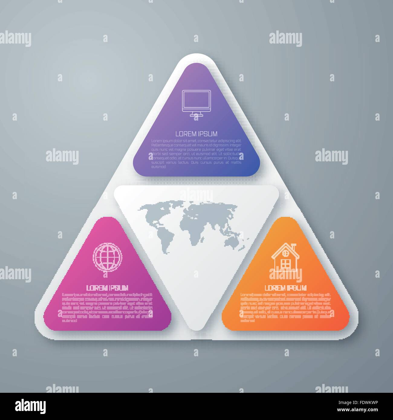 Mission vision triangle hi-res stock photography and images - Alamy