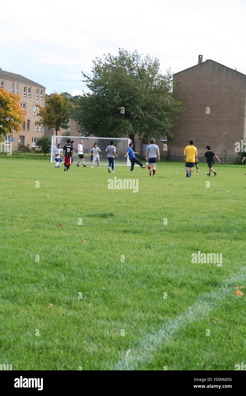 Schoolchildren Playing Football Stock Photos & Schoolchildren Playing ...
