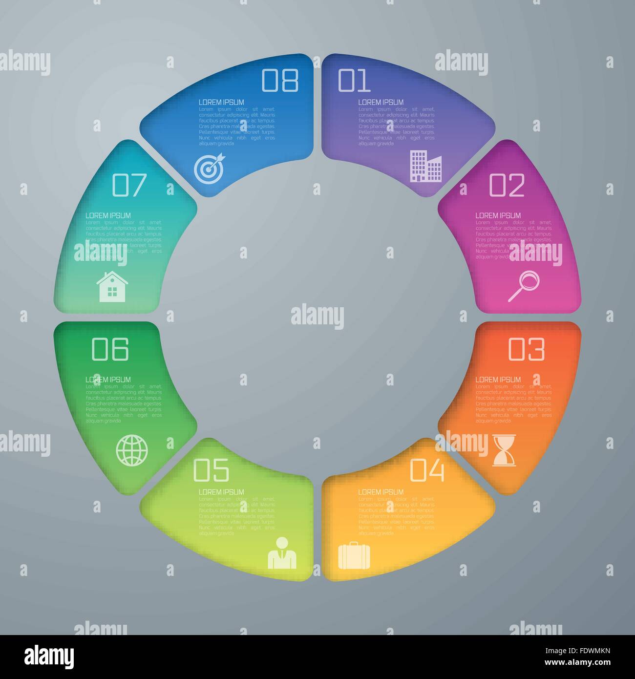 Business diagram template presentation Stock Vector Images - Alamy