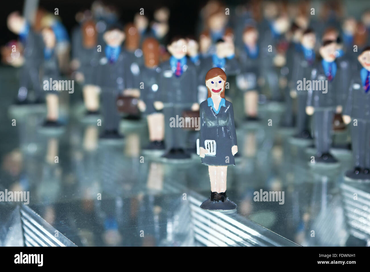 Women businessman toy Stock Photo - Alamy
