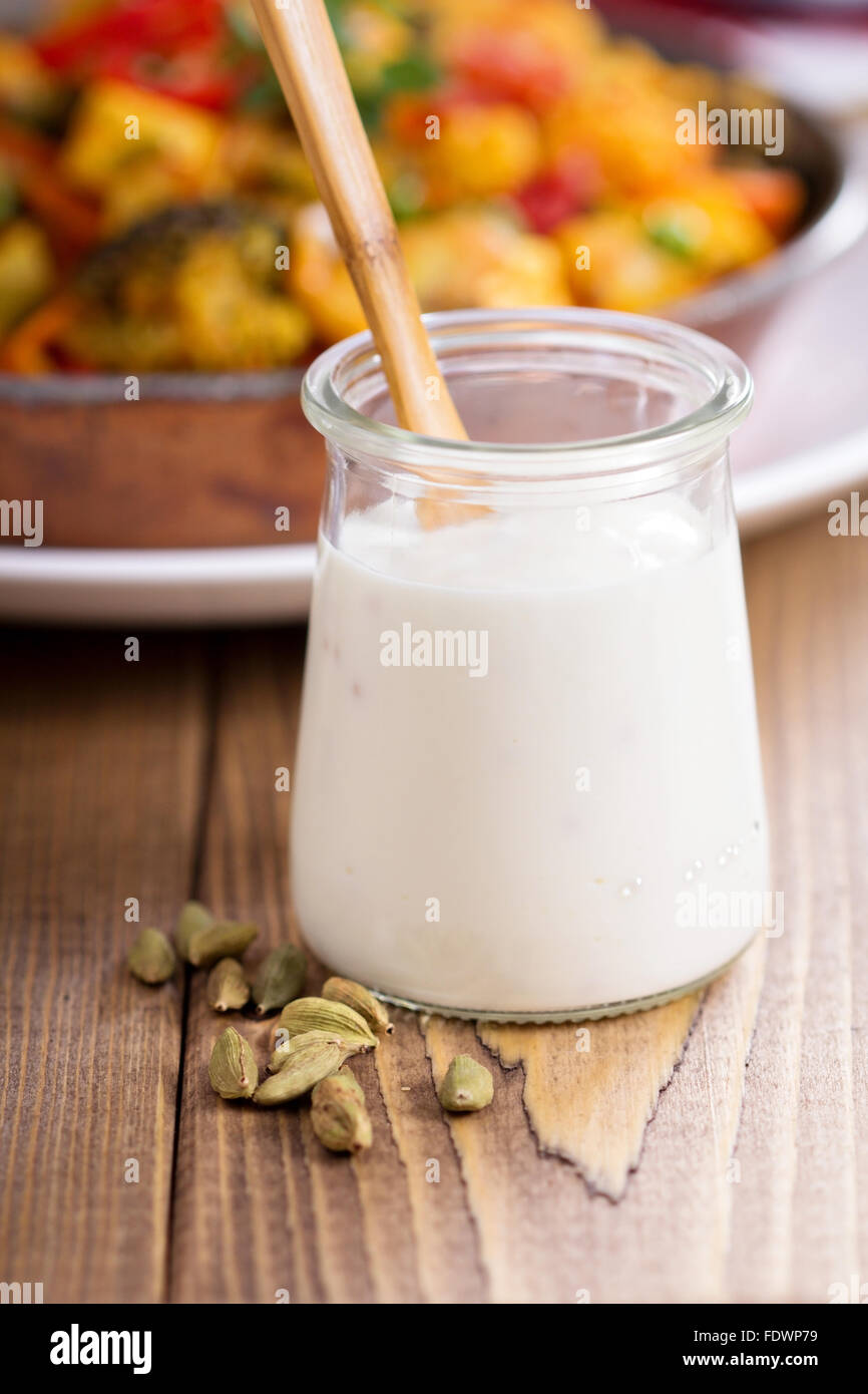 Indian dishes in yogurt hi-res stock photography and images - Alamy