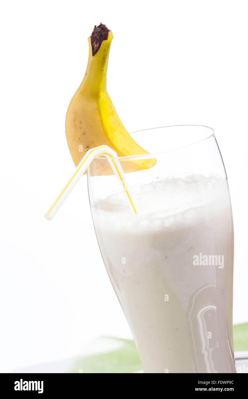 fresh healthy cold summer fruit milk shake Stock Photo - Alamy