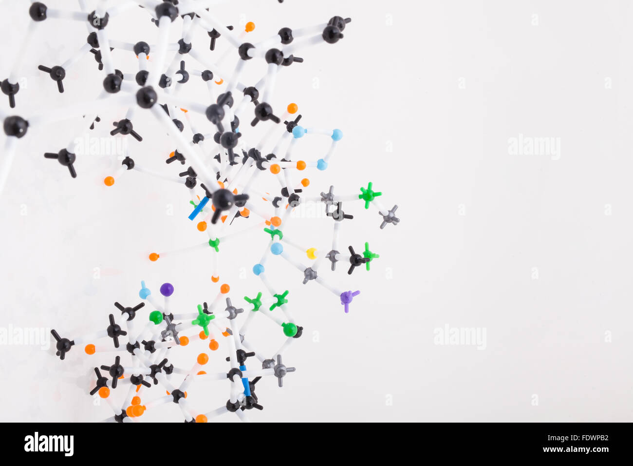 Abstract molecular structure Stock Photo - Alamy