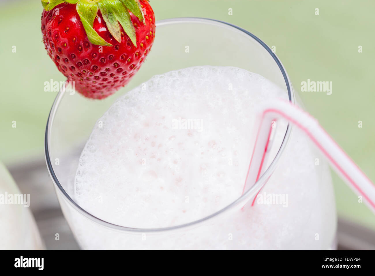 fresh healthy cold summer fruit milk shake Stock Photo - Alamy