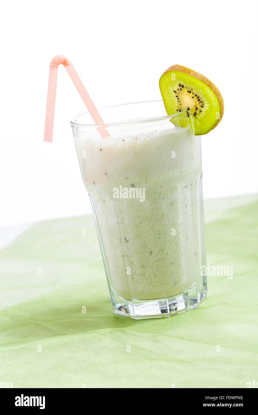 fresh healthy cold summer fruit milk shake Stock Photo - Alamy