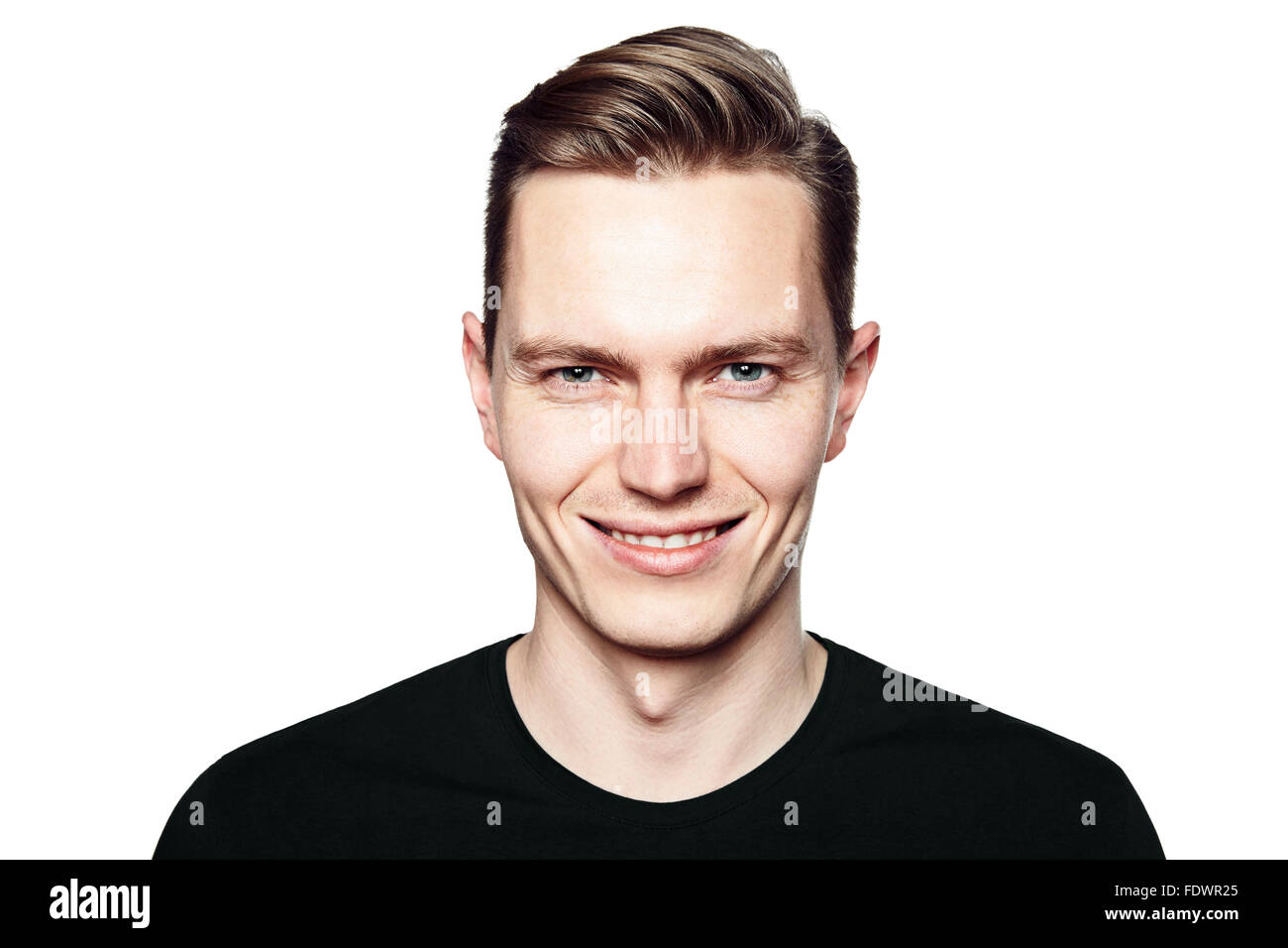 Head and shoulders smiling shot hi-res stock photography and images - Alamy