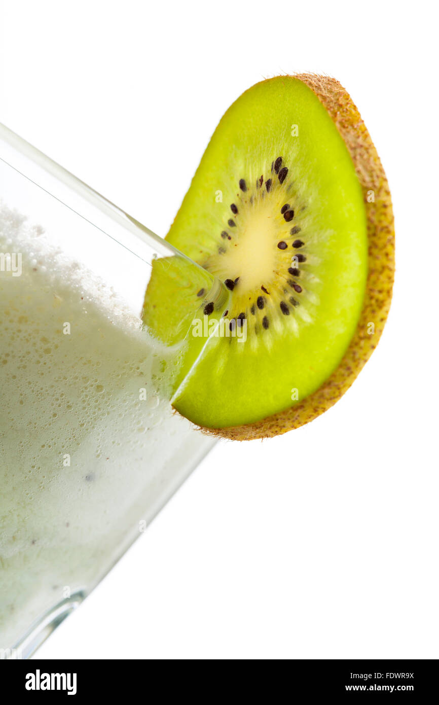 fresh healthy cold summer fruit milk shake Stock Photo - Alamy