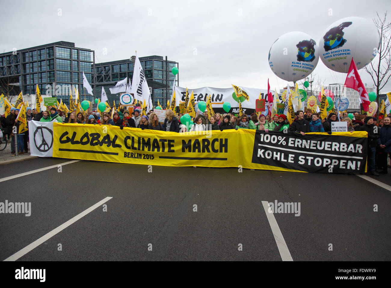 Berlin, Germany, Global Climate March in Berlin-Mitte Stock Photo - Alamy