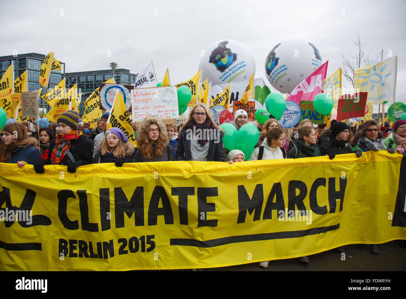 Berlin, Germany, Global Climate March in Berlin-Mitte Stock Photo - Alamy