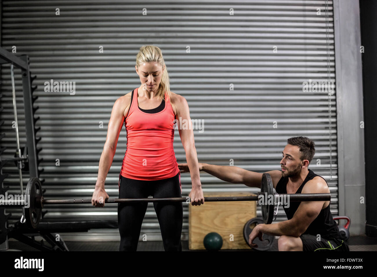 Lifting barbell bar hi-res stock photography and images - Alamy