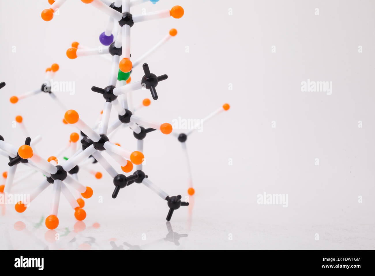 Abstract molecular structure Stock Photo - Alamy