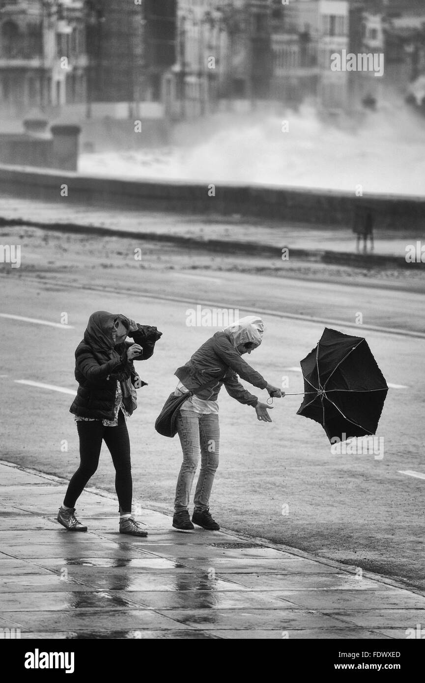 Umbrella Blowing Inside Out High Resolution Stock Photography and ...
