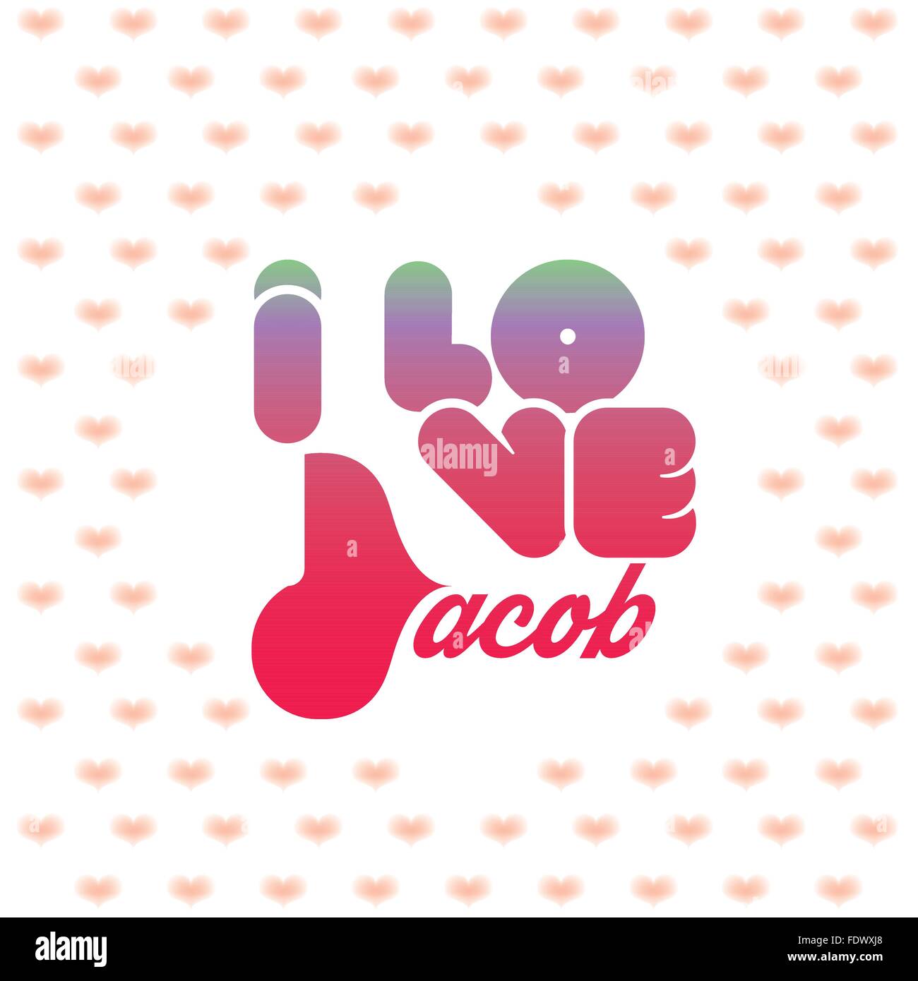 The marriage of jacob Stock Vector Images - Alamy