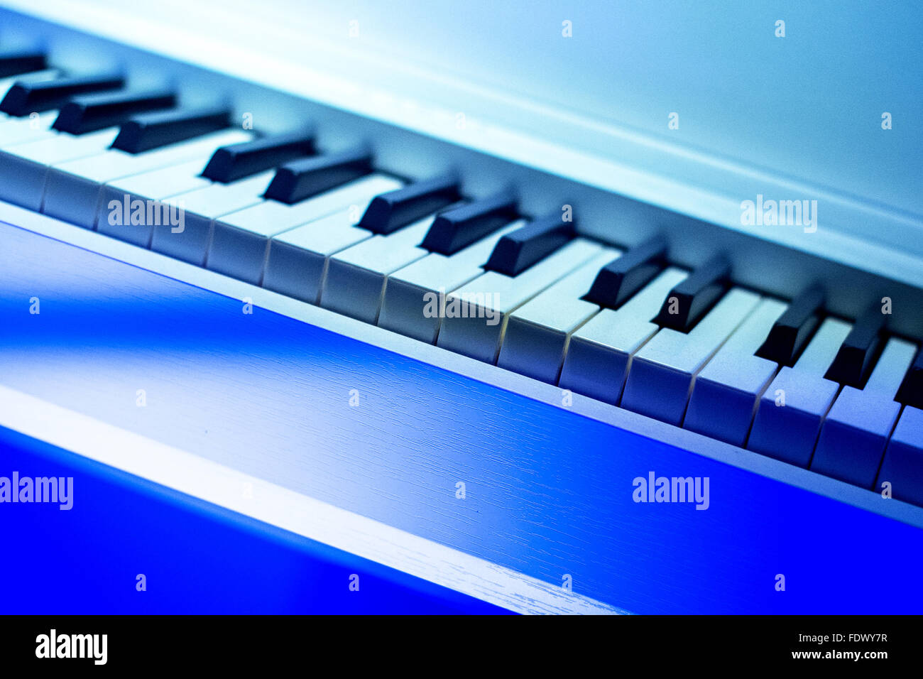 Muenchen, Germany, keys of a electronic piano Stock Photo - Alamy