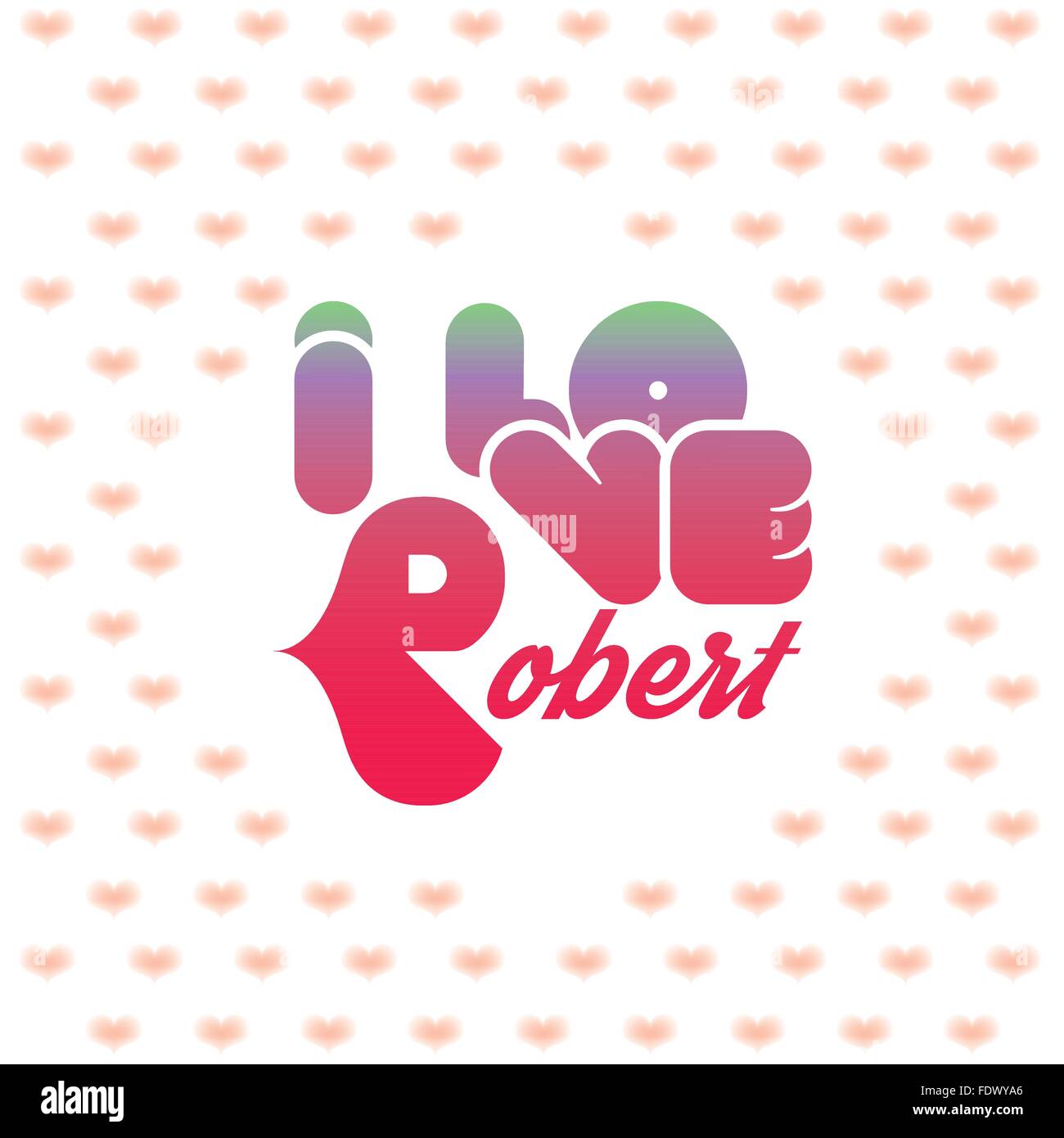 Robert card Stock Vector Images - Alamy
