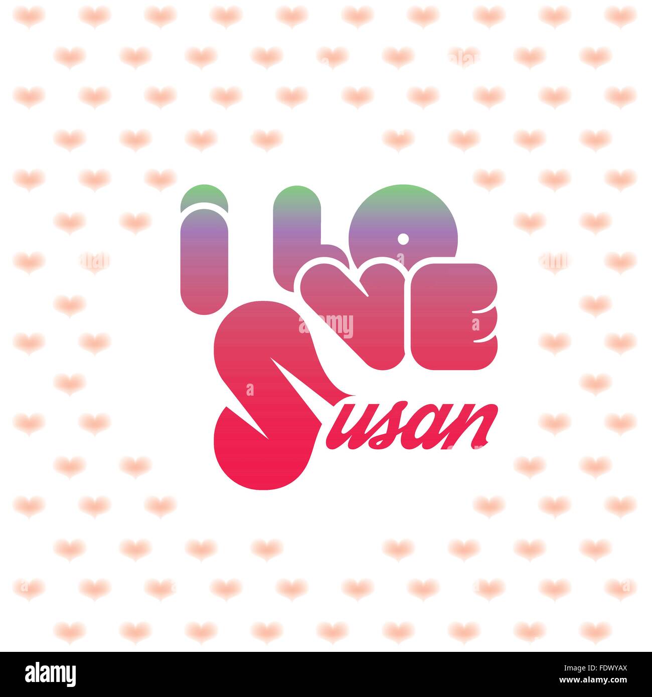 Susan love Stock Vector Images - Alamy