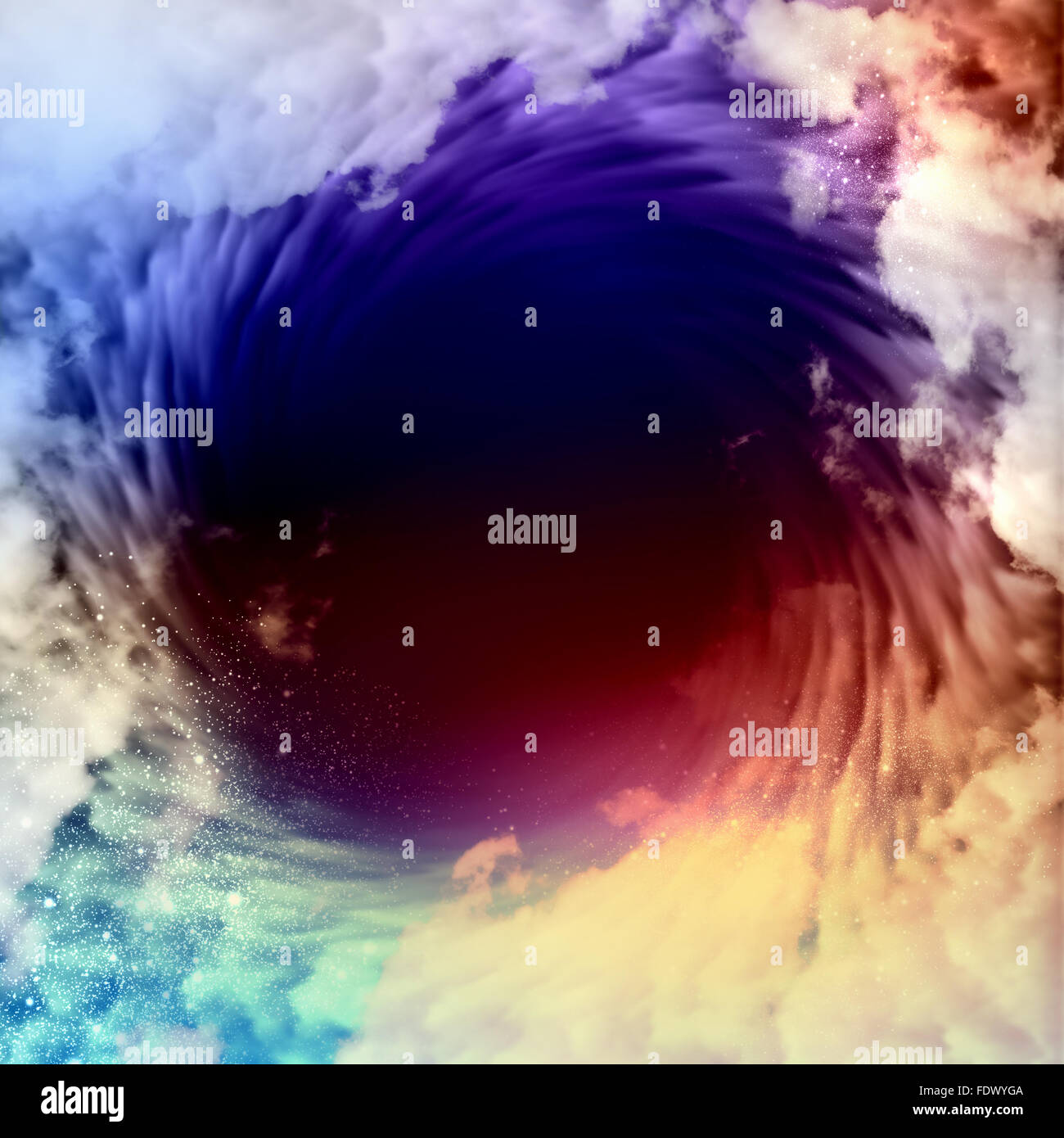 Cosmic clouds of mist on bright colorful backgrounds Stock Photo - Alamy