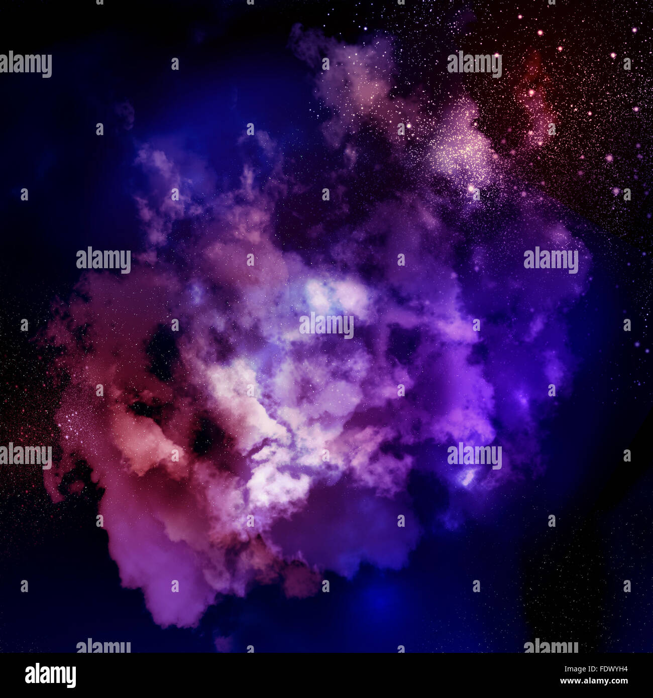 Cosmic clouds of mist on bright colorful backgrounds Stock Photo - Alamy