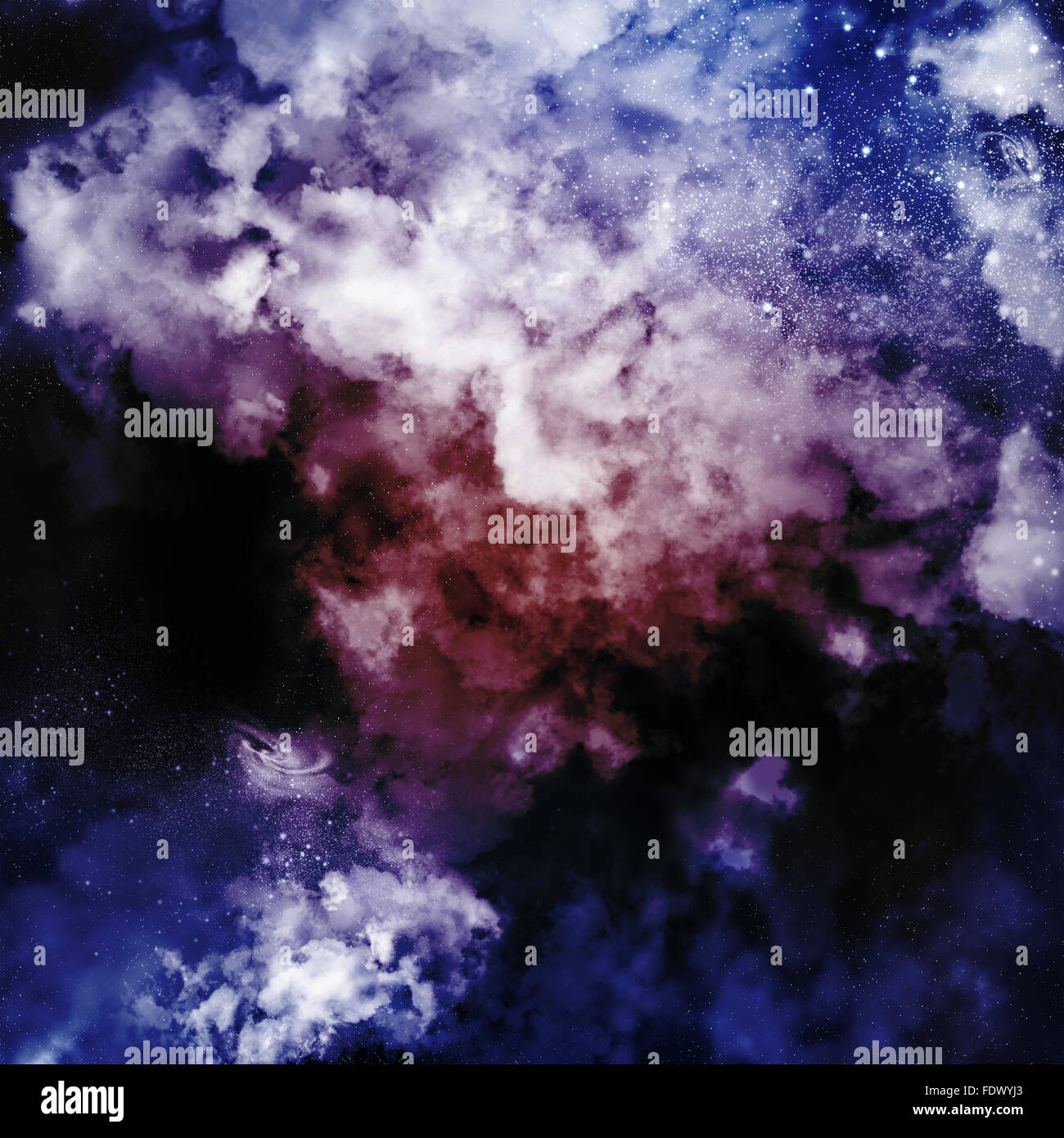 Cosmic clouds of mist on bright colorful backgrounds Stock Photo - Alamy