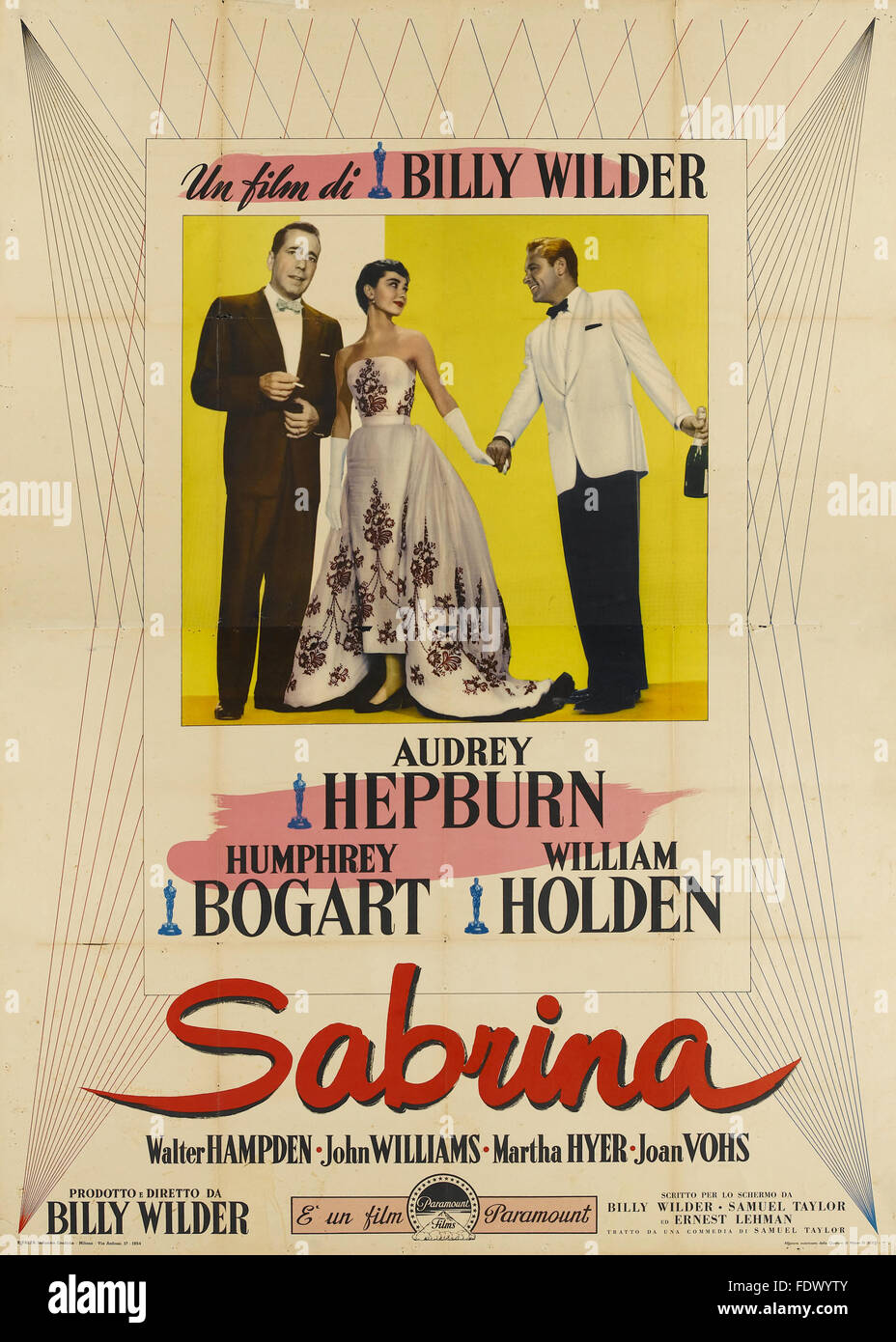 Sabrina movie poster hi-res stock photography and images - Alamy