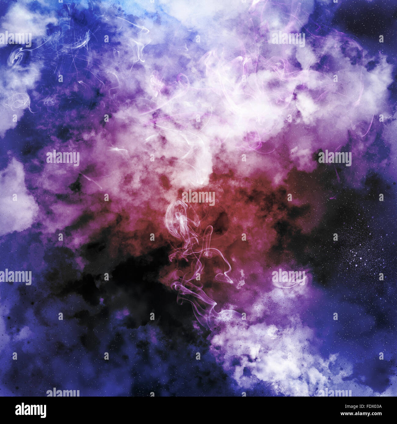 Cosmic clouds of mist on bright colorful backgrounds Stock Photo - Alamy