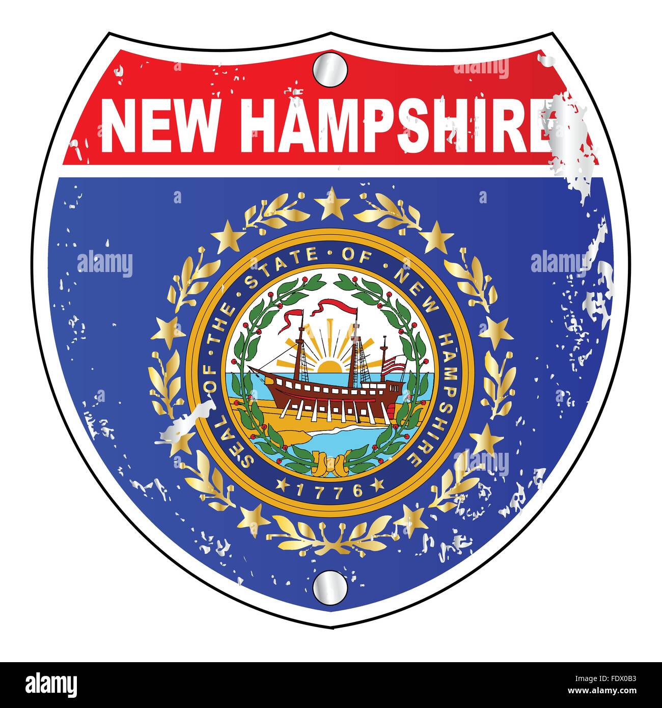 New hampshire state sign hi-res stock photography and images - Alamy