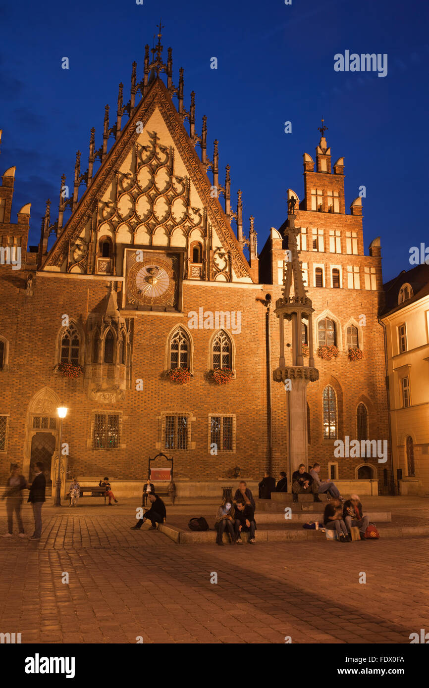 City of Wroclaw in Poland, Old Town Hall (Polish: Stary Ratusz) at ...