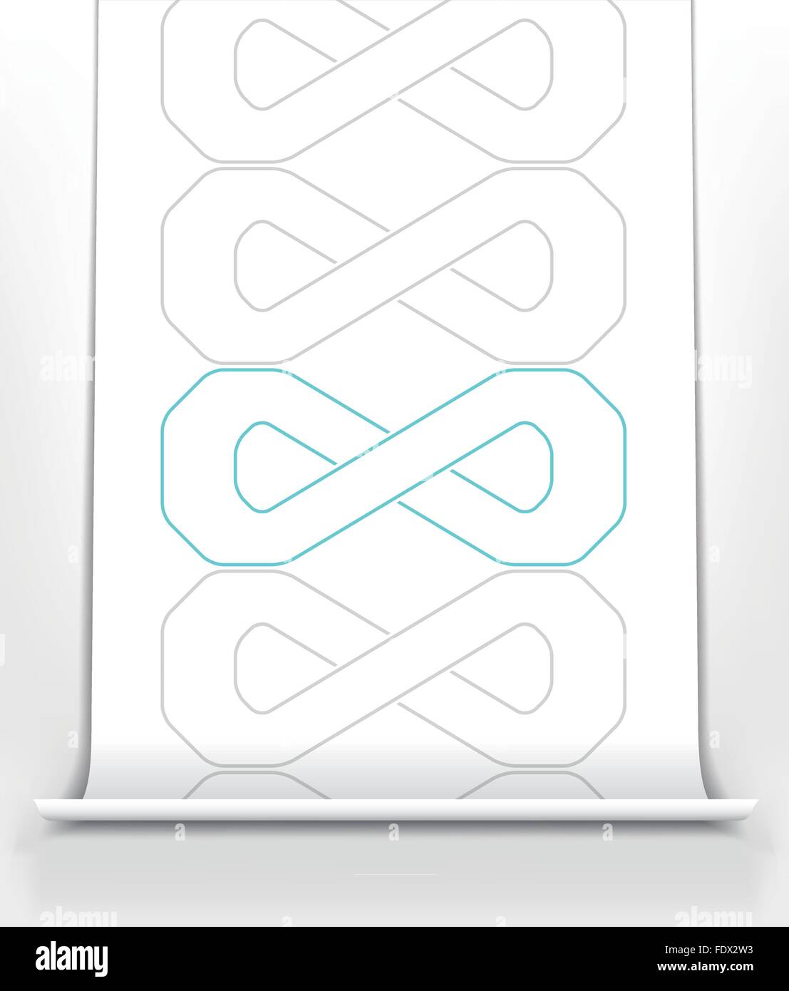 Blue continuous scroll Stock Vector Images - Alamy