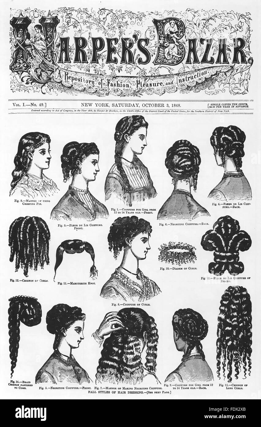 Victorian fashion magazine hi-res stock photography and images - Alamy