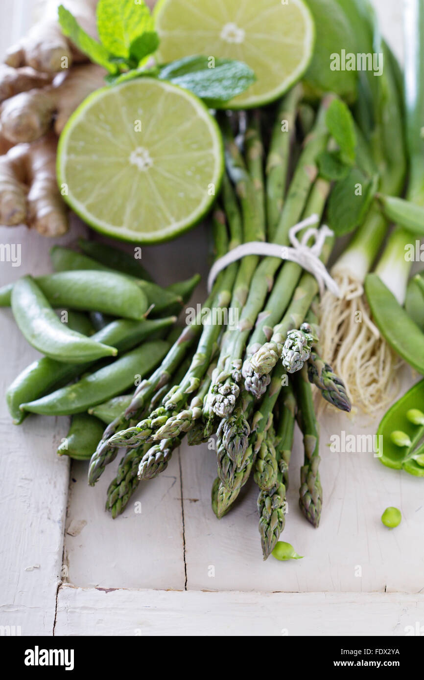 Ginger vegetables on white hi-res stock photography and images - Alamy