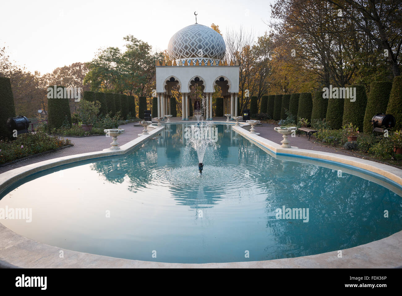Potsdam, Germany, a film set for The Story of Little Mook in Babelsberg ...