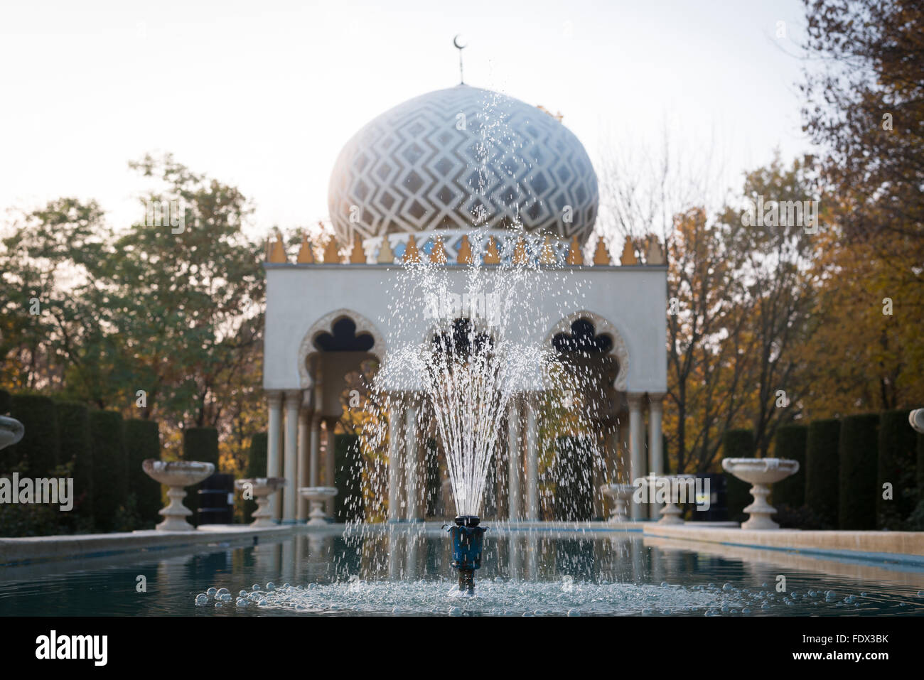 Potsdam, Germany, a film set for The Story of Little Mook in Babelsberg ...