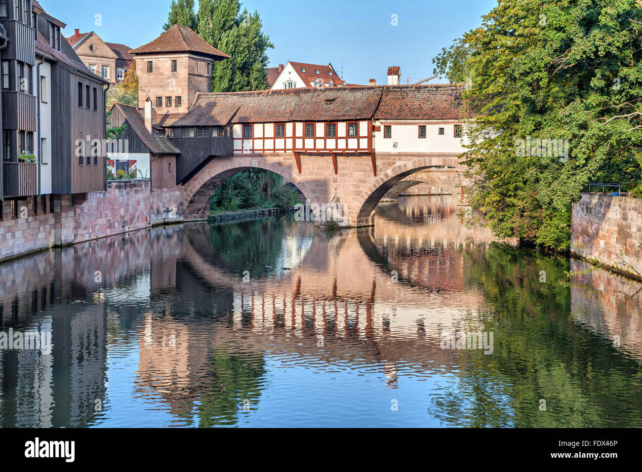 The Hangman Bridge (Henkersteg) in Nuremberg, Germany Stock Photo - Alamy
