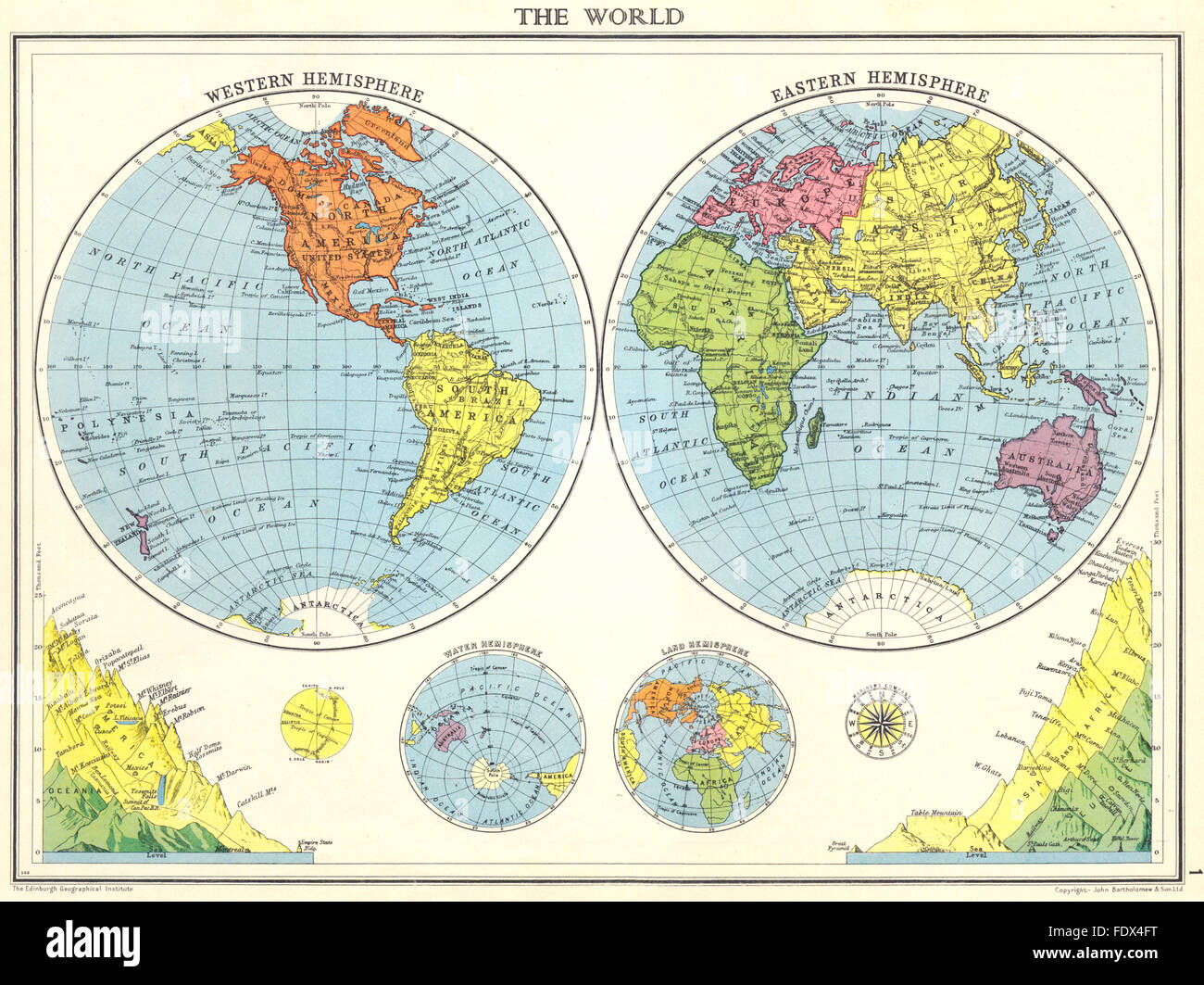 Map world 1938 hi-res stock photography and images - Alamy