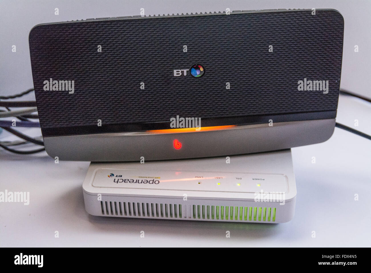 Mousehole, Cornwall, UK. 2nd February 2016. A major BT broadband outage ...