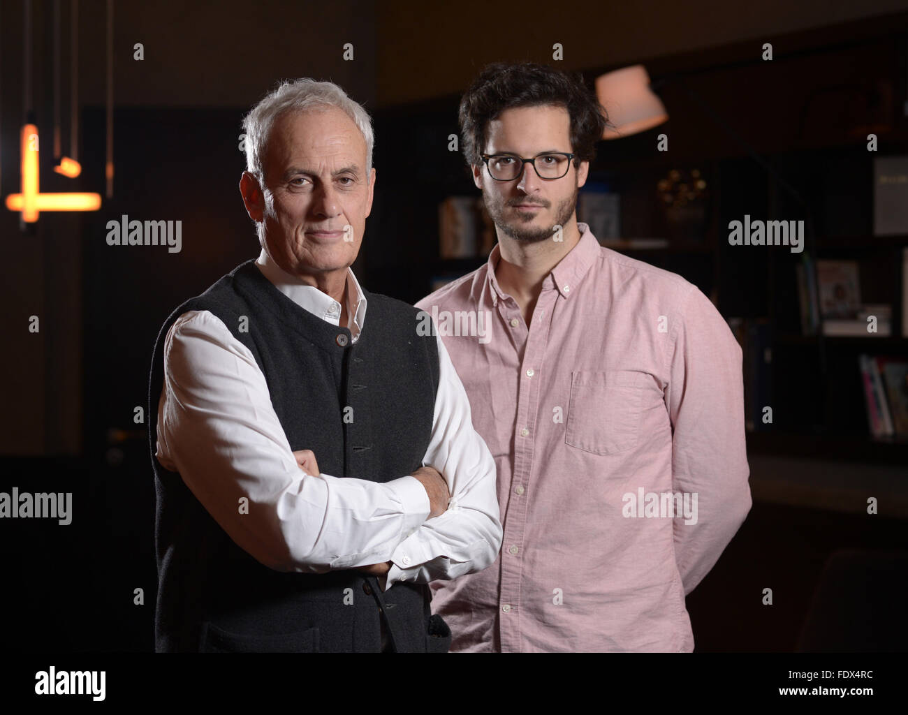 Berlin, Germany, french filmmaker Daniel and Emmanuel Leconte Stock ...