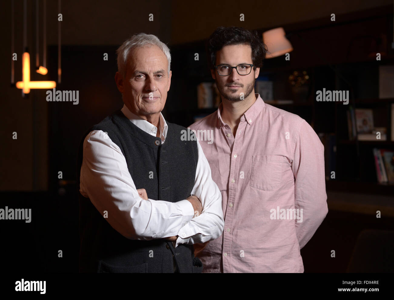 Berlin, Germany, french filmmaker Daniel and Emmanuel Leconte Stock ...