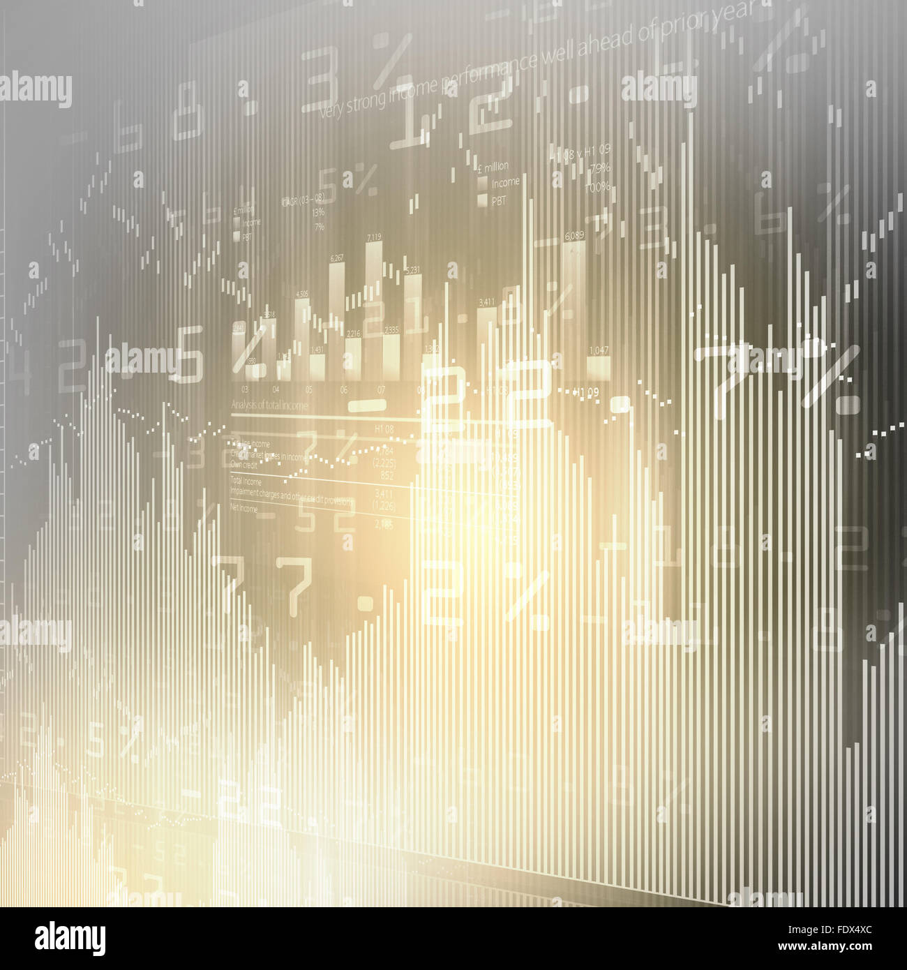 Abstract high tech background with graphs and diagrams Stock Photo - Alamy