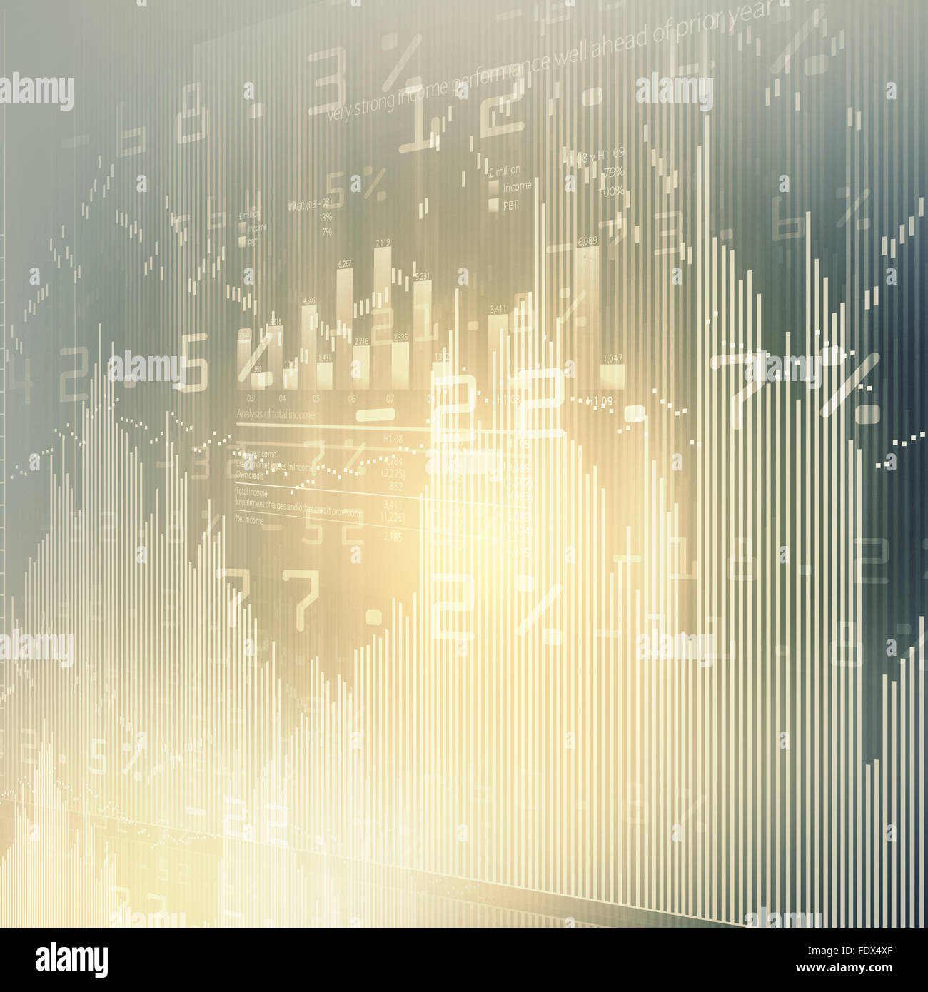 Abstract high tech background with graphs and diagrams Stock Photo - Alamy