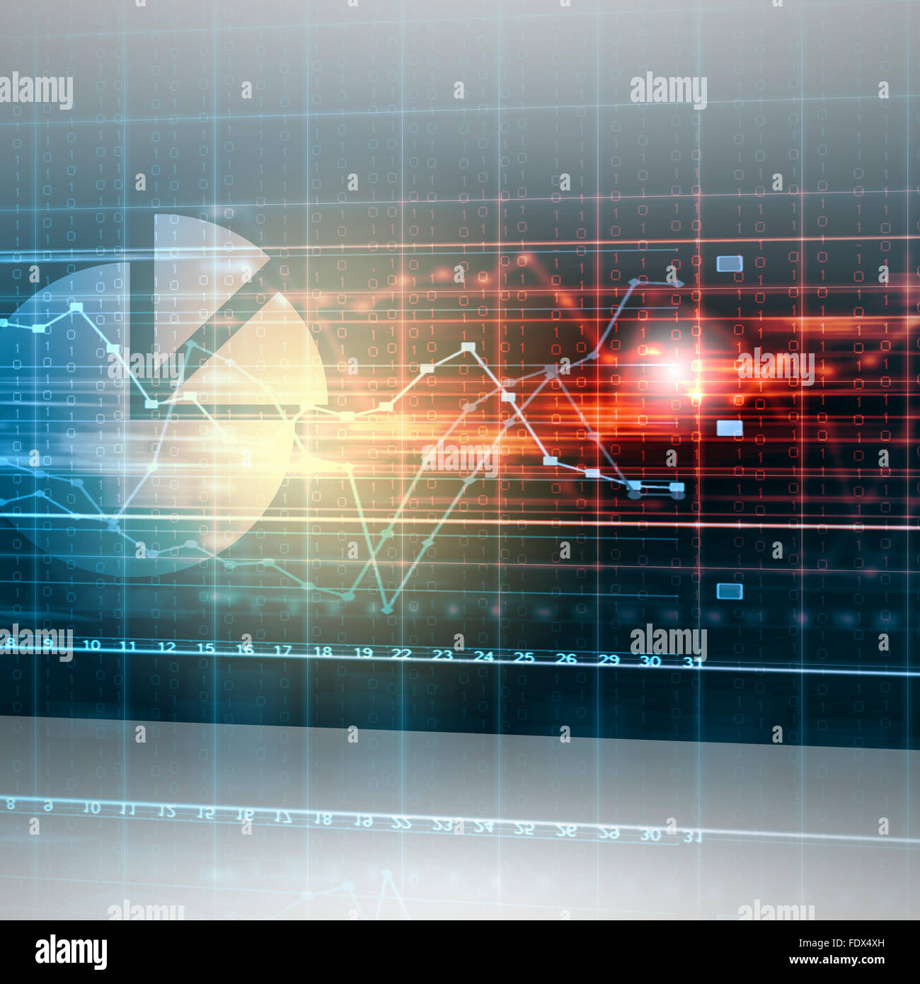 Abstract high tech background with graphs and diagrams Stock Photo - Alamy